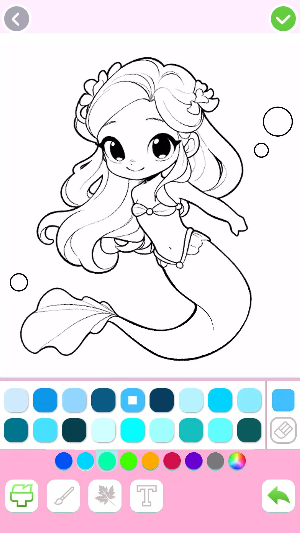 Download Mermaid Coloring:Mermaid games for PC / Windows / Computer