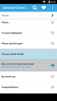 Download Learn Vietnamese Phrasebook for PC / MAC / Windows