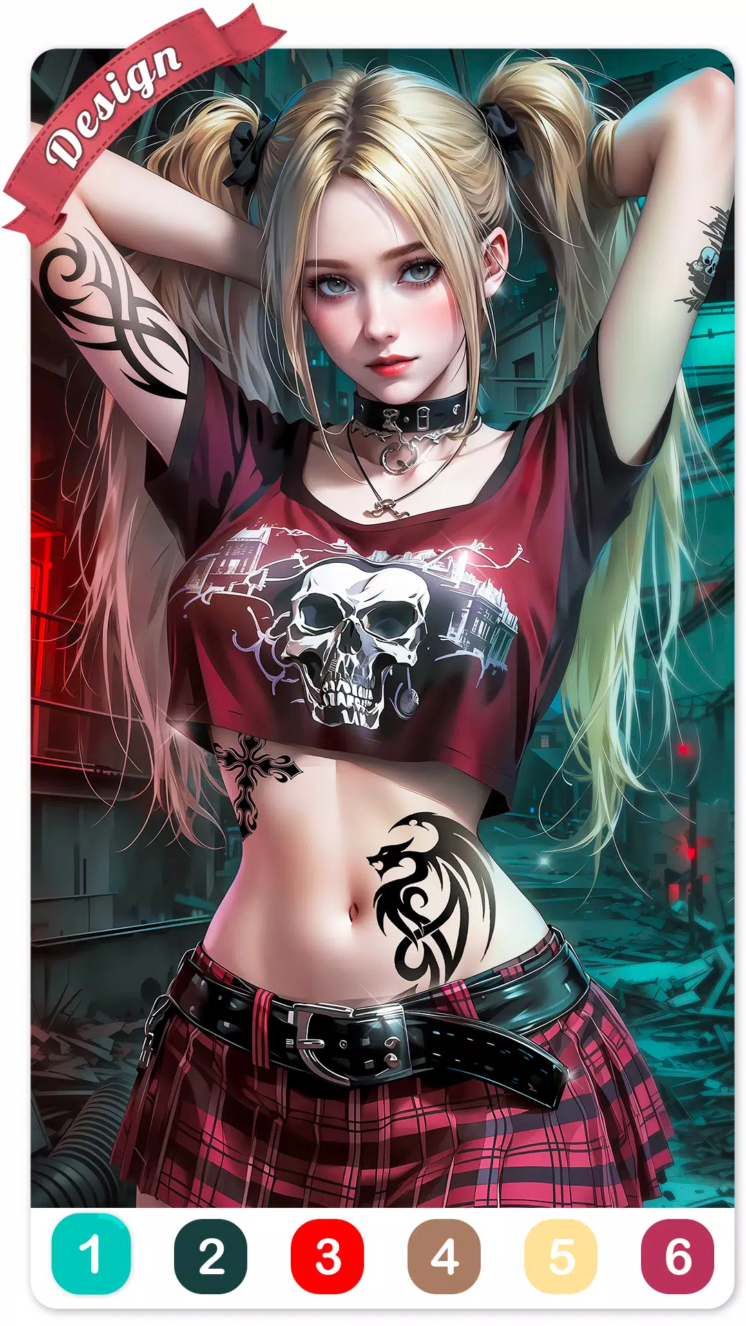 Download Tattoo Coloring games for PC / Windows / Computer