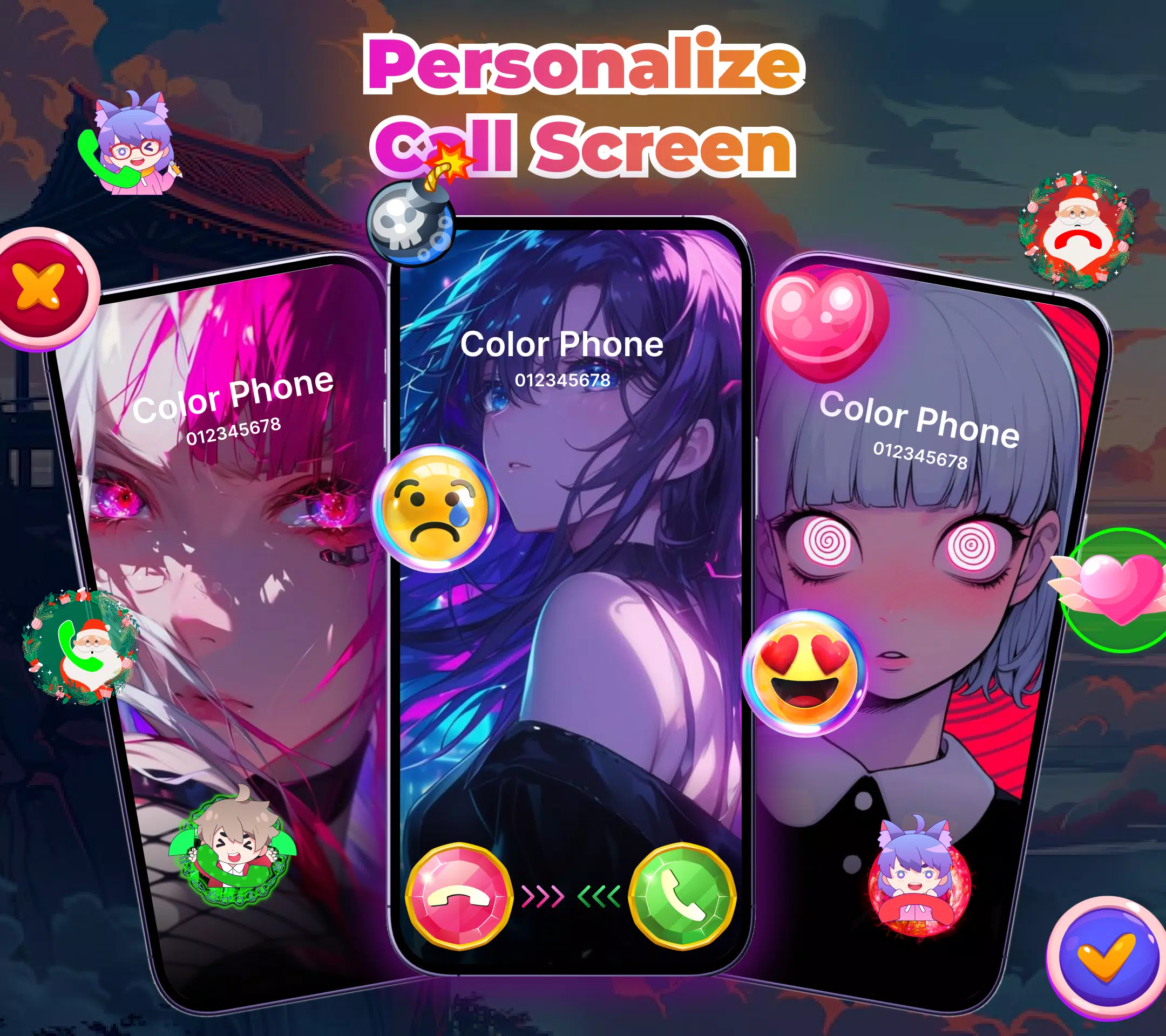 Download Color Phone: Call Screen Theme for PC / Windows / Computer