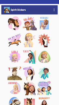 Download DreamWorks Spirit Riding Free Stickers for PC / MAC / Windows