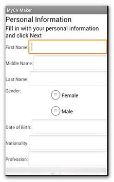 Download MyCV Maker for PC / MAC / Windows