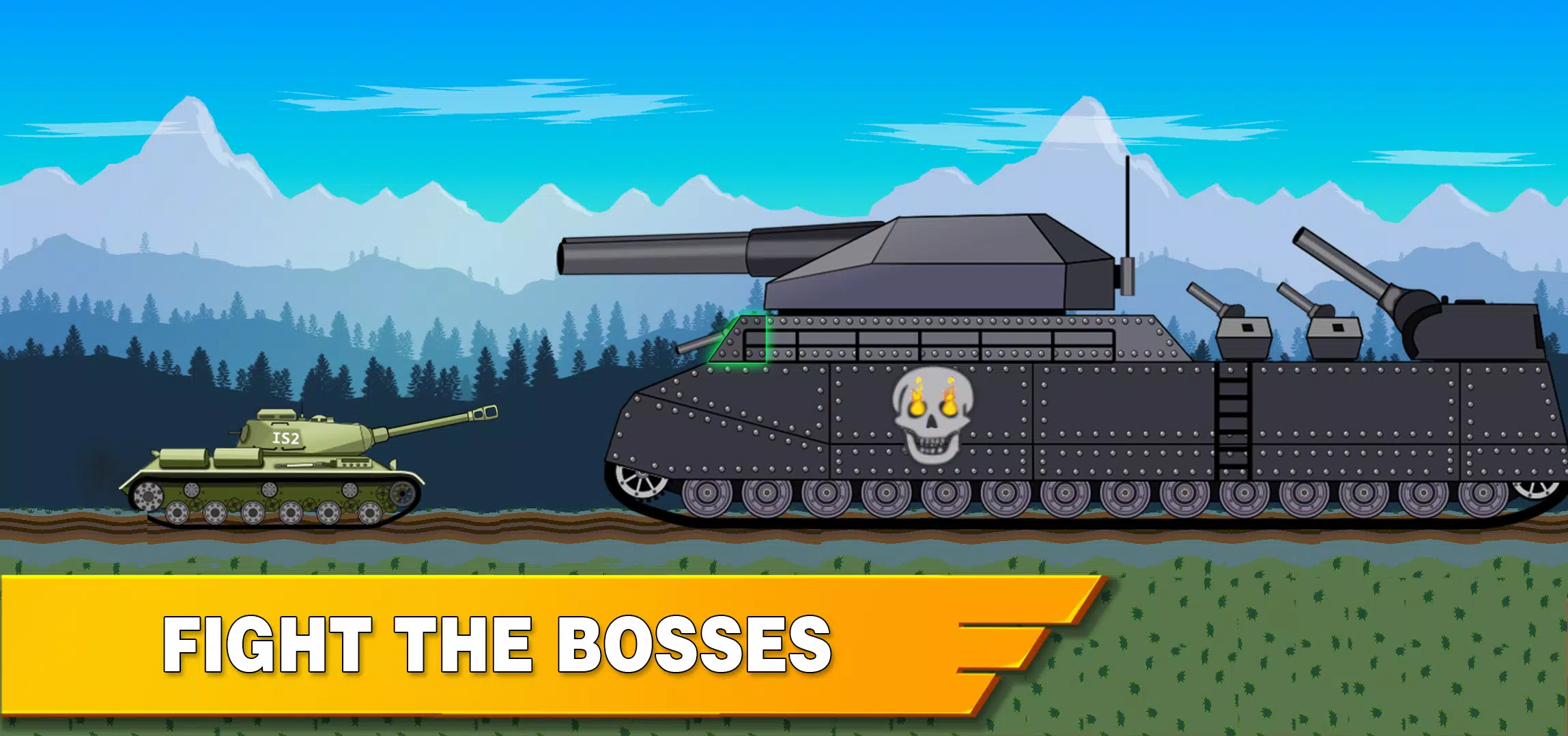 Download Tank Battle War 2d: vs Boss for PC / Windows / Computer