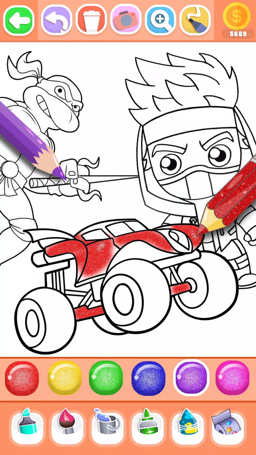 Download Boys Ninja Coloring & Memory for PC / Windows / Computer