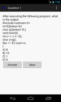 Download C++ QuestionBank for PC / MAC / Windows