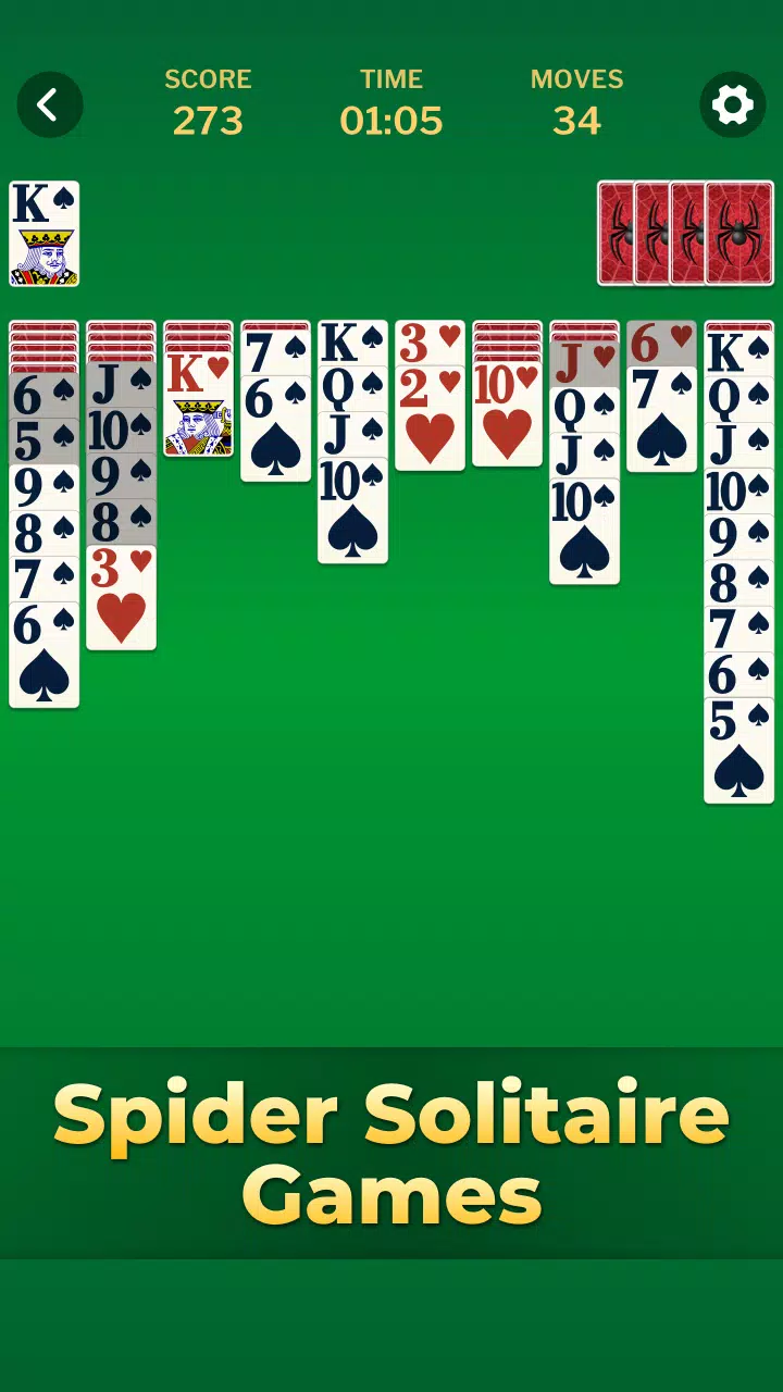 Download Spider Solitaire Classic Games for PC / Windows / Computer